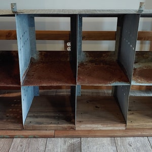 Vintage Chicken Nesting Box-galvanized Hen Nesting Box-farmhouse Wall ...