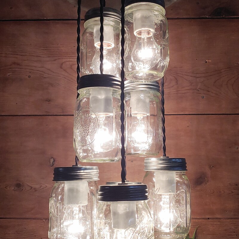 Mason Jar Lighting - Etsy