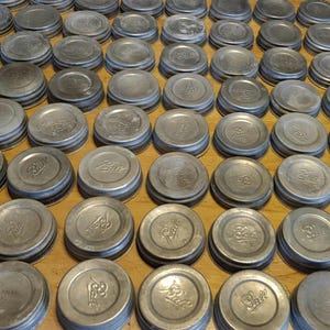 Vintage Ball Mason Jar Lids: Authentic Original Standard Mouth Size ...