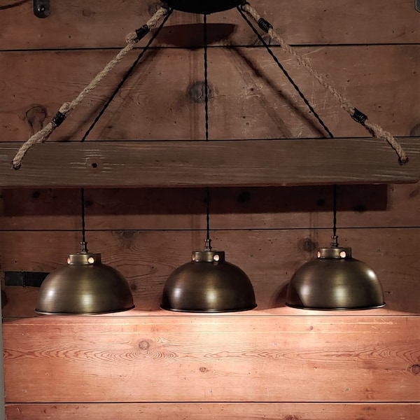 Rustic Farmhouse Dining Room Light Fixture - Etsy