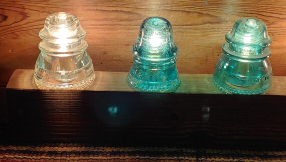 Glass Insulators Repurposed
