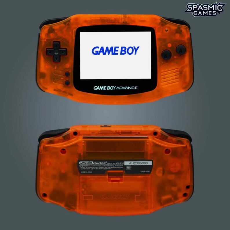 Nintendo Game Boy Advance Console IPS V5 Backlit Screen • USB-C Port Upgrade • Custom Color GBA ...