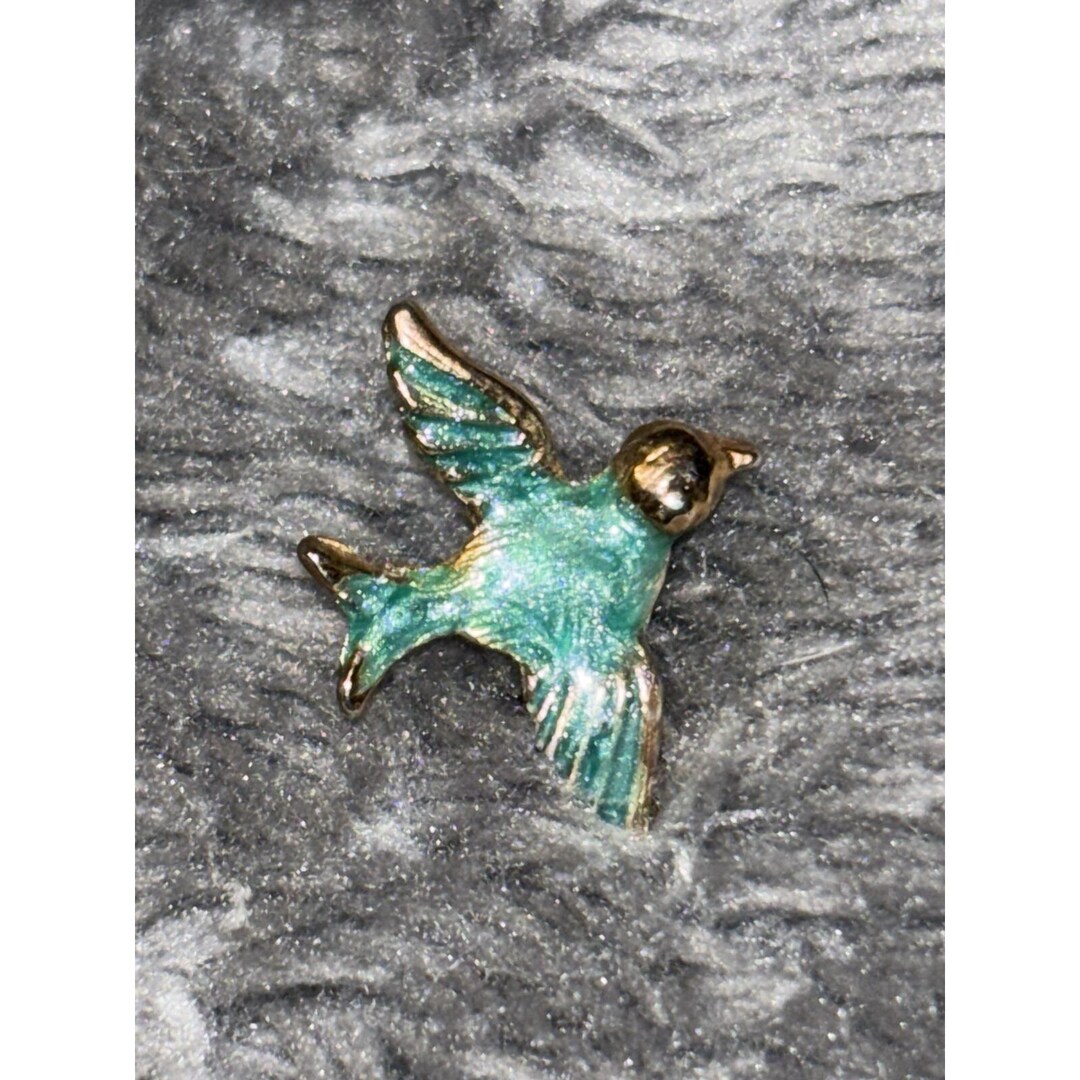 Vintage Bluebird Tie Tack Pin - Etsy