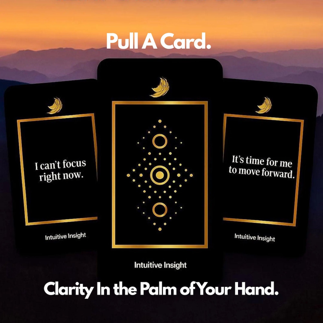Insight Messages Mini Oracle Deck – Pull a Card for Instant Clarity ...