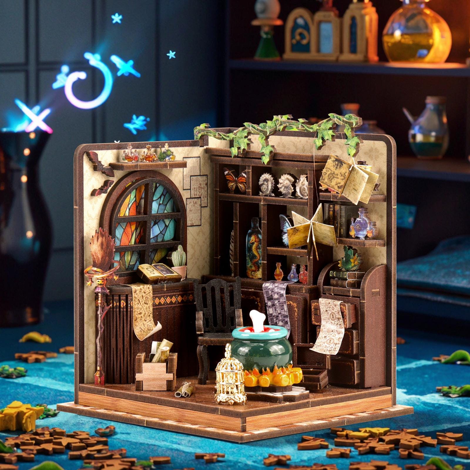Magic Potion Workshop DIY Mini House Kit – Enchanting Craft for ...