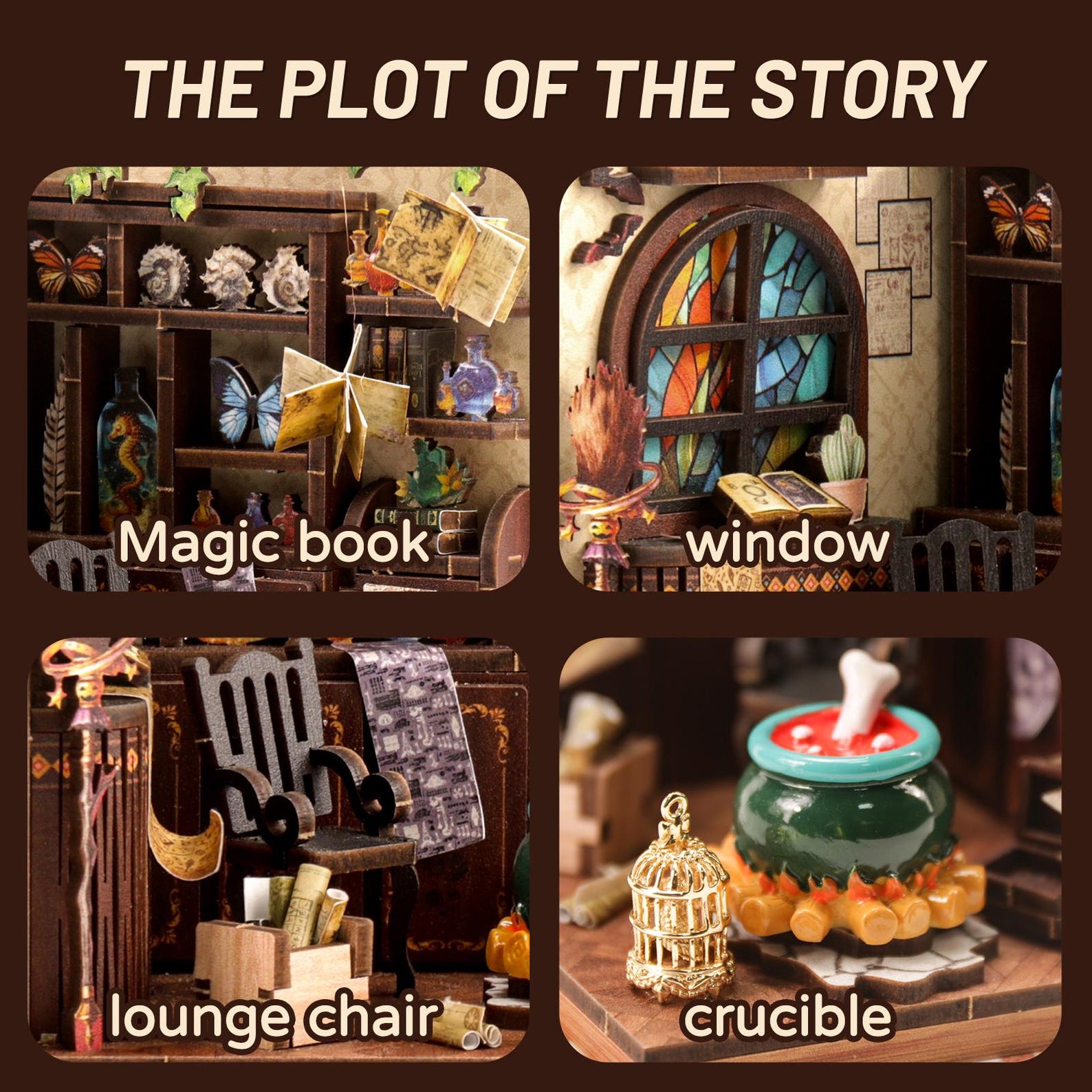 Magic Potion Workshop DIY Mini House Kit – Enchanting Craft for ...
