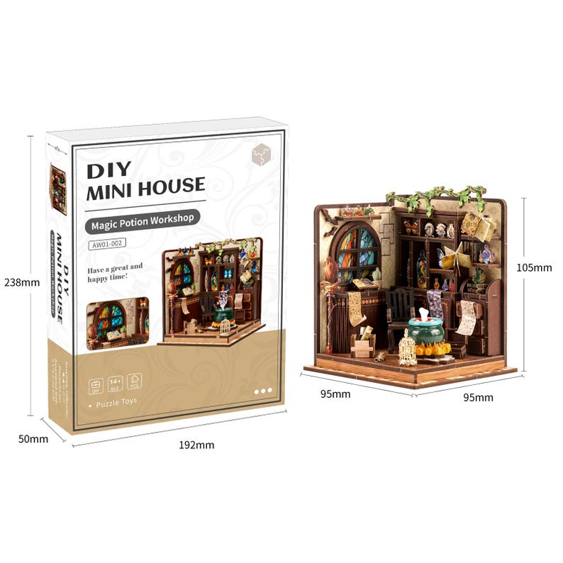 Magic Potion Workshop DIY Mini House Kit – Enchanting Craft for ...