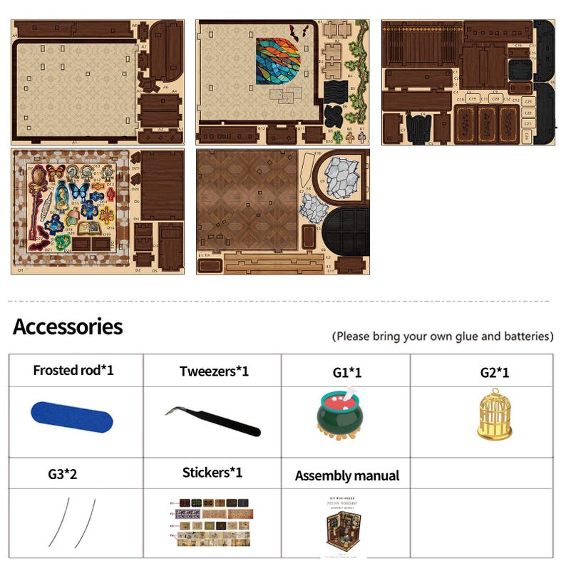 Magic Potion Workshop DIY Mini House Kit – Enchanting Craft for ...