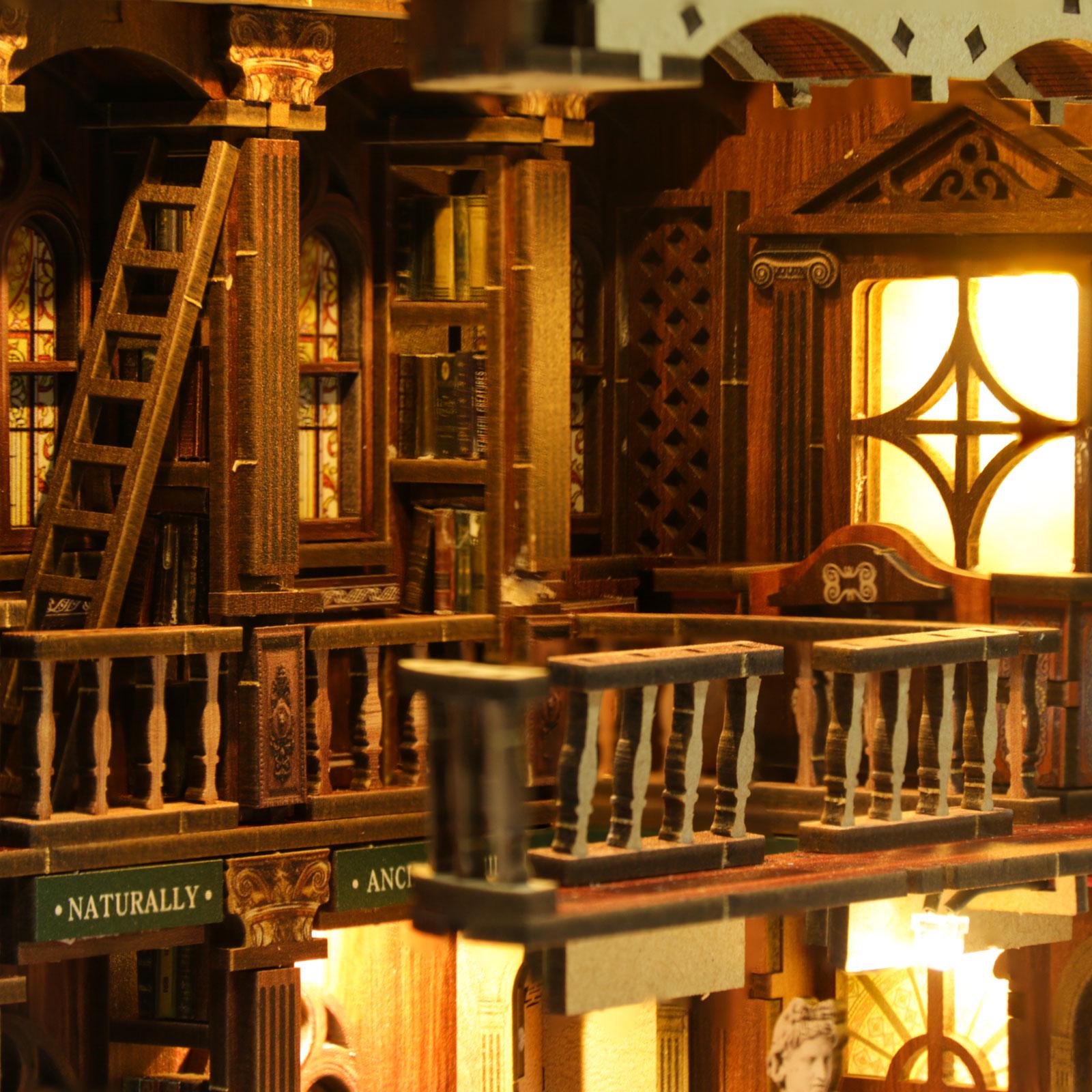 DIY Philosophical Library Book Nook Kit: Miniature Model With LED ...