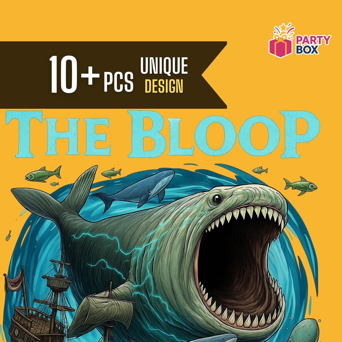 The Bloop PNG Bundle: Mythical Sea Creature Digital Art (4000x4000px ...