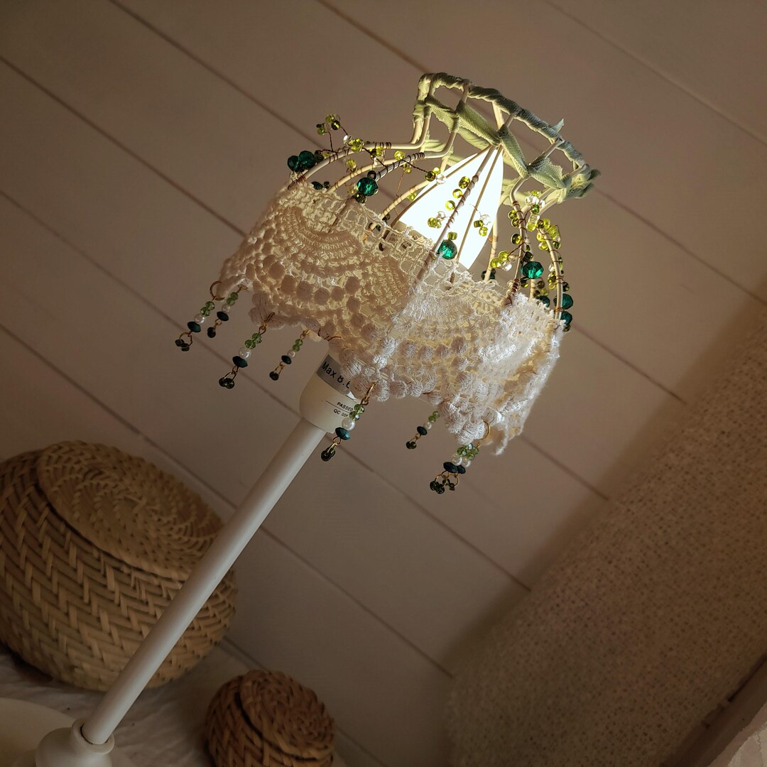 Bedside Table Lamp Shade, Boho Atmosphere Deck Lamp for Coquette Room ...