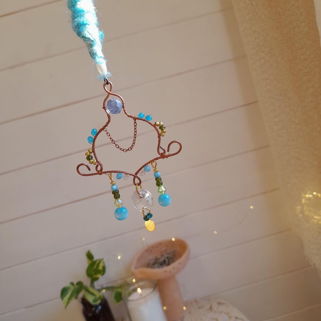 Yoga Gift Suncatcher, Yoga Asana Sukhasana Figure Wall Hanging, Gift ...