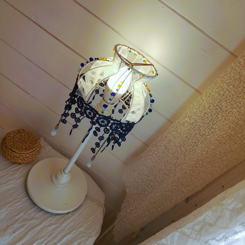 Beaded Lamp Shade - Etsy