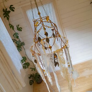 Cottagecore Decor Crystal Chandelier Ornament, Coquette Room Styling ...