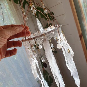 Cottagecore Lacy Chandelier, Wedding Entrance Backdrop Aisle Decor ...