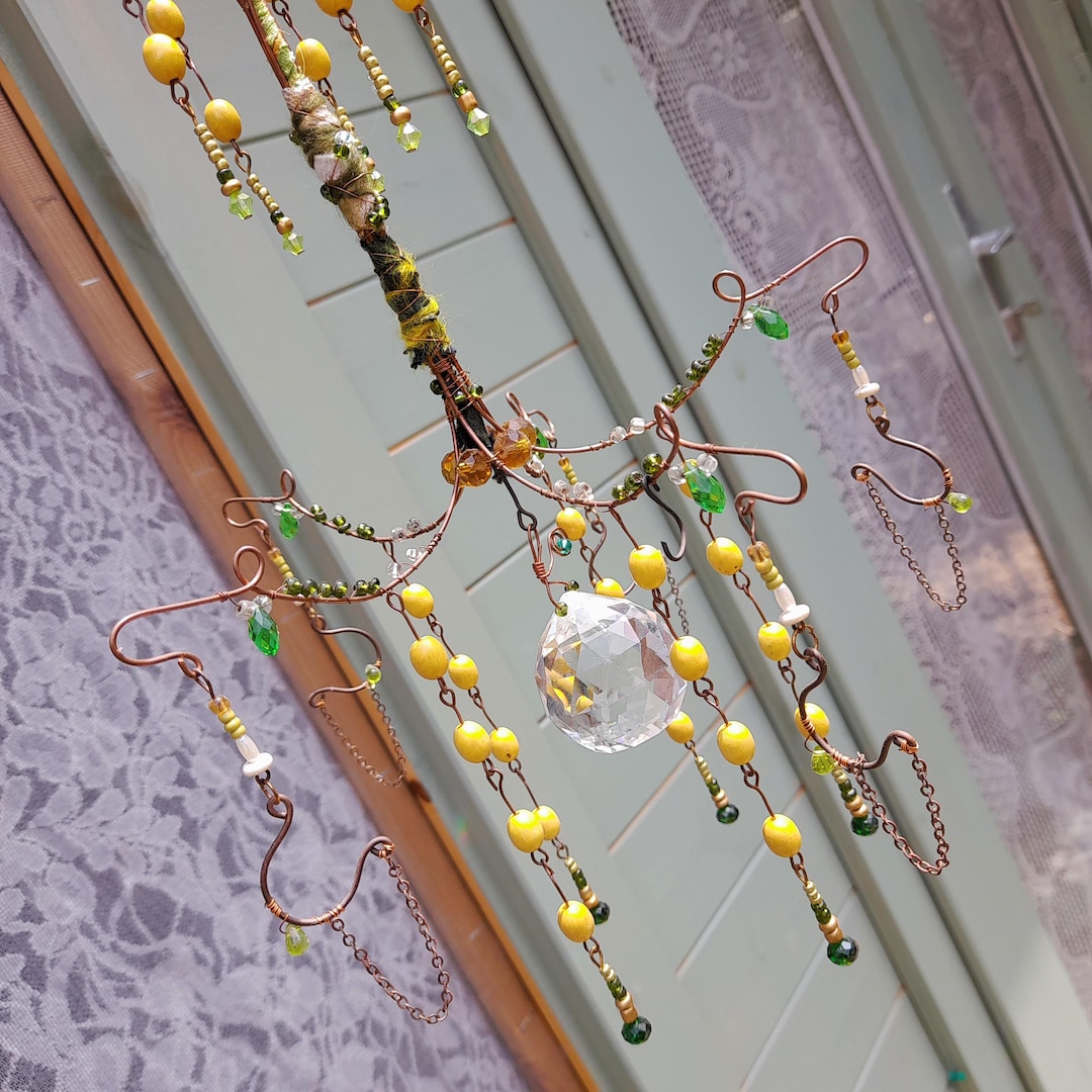 Garden Prism Suncatcher for Plant Lovers, Outdoor Crystal Hanging Decor ...