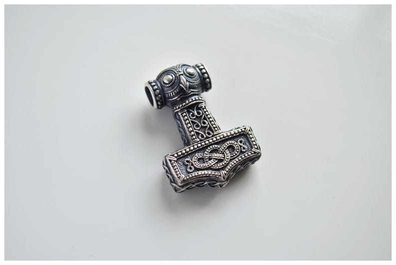 Odeshog Thor's Hammer Pendant: Viking Mjolnir Amulet - Etsy