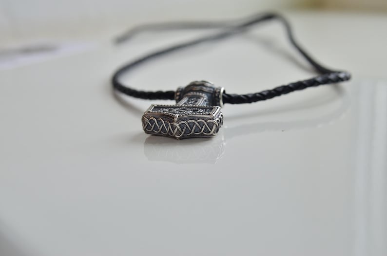 Odeshog Thor's Hammer Pendant: Viking Mjolnir Amulet - Etsy