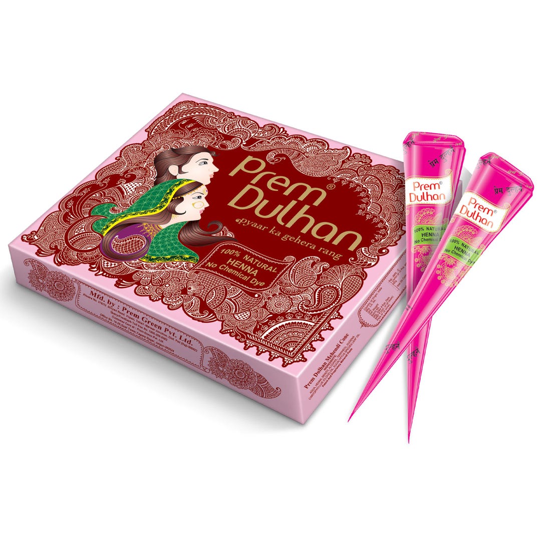 Organic Lush Henna Cones | Rich Red Henna Stain | Fresh, Natural & Made ...
