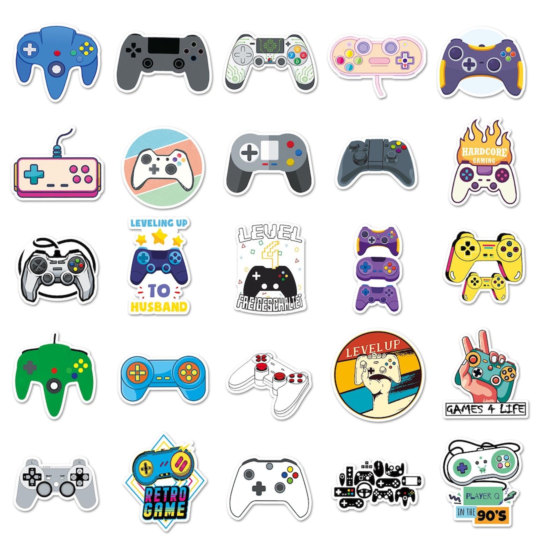 50 Game Console Stickers Gaming Stickers PSP Controller PSP Minecraft ...