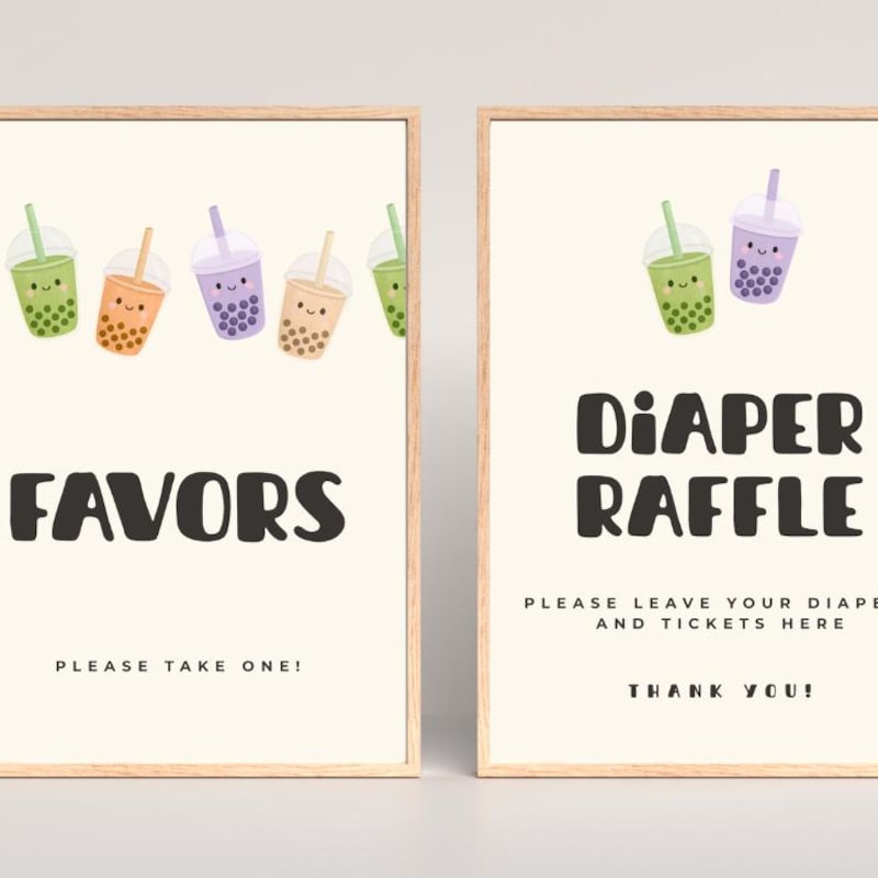 Custom Boba Tea Card - Etsy