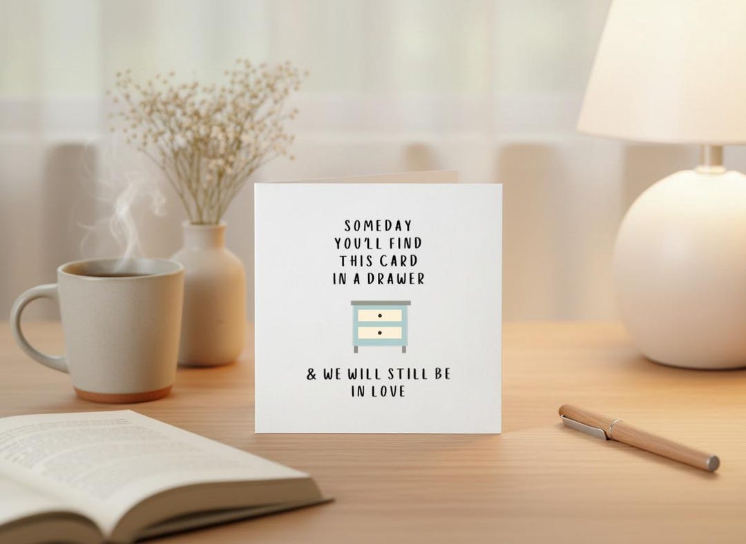 Romantic Love Quote Greeting Card, Birthday Card for Loved One: Someday ...