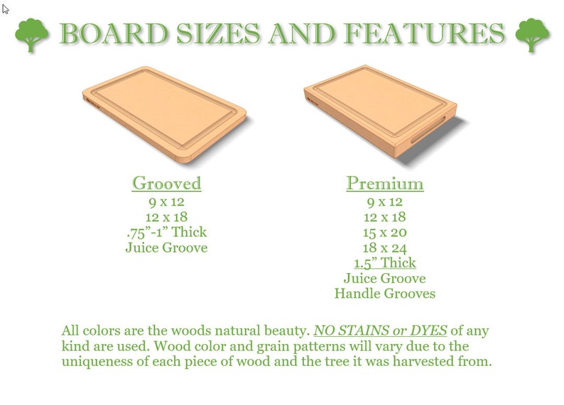 Large Custom Cutting Board Butcher Block Brisket Board - Etsy