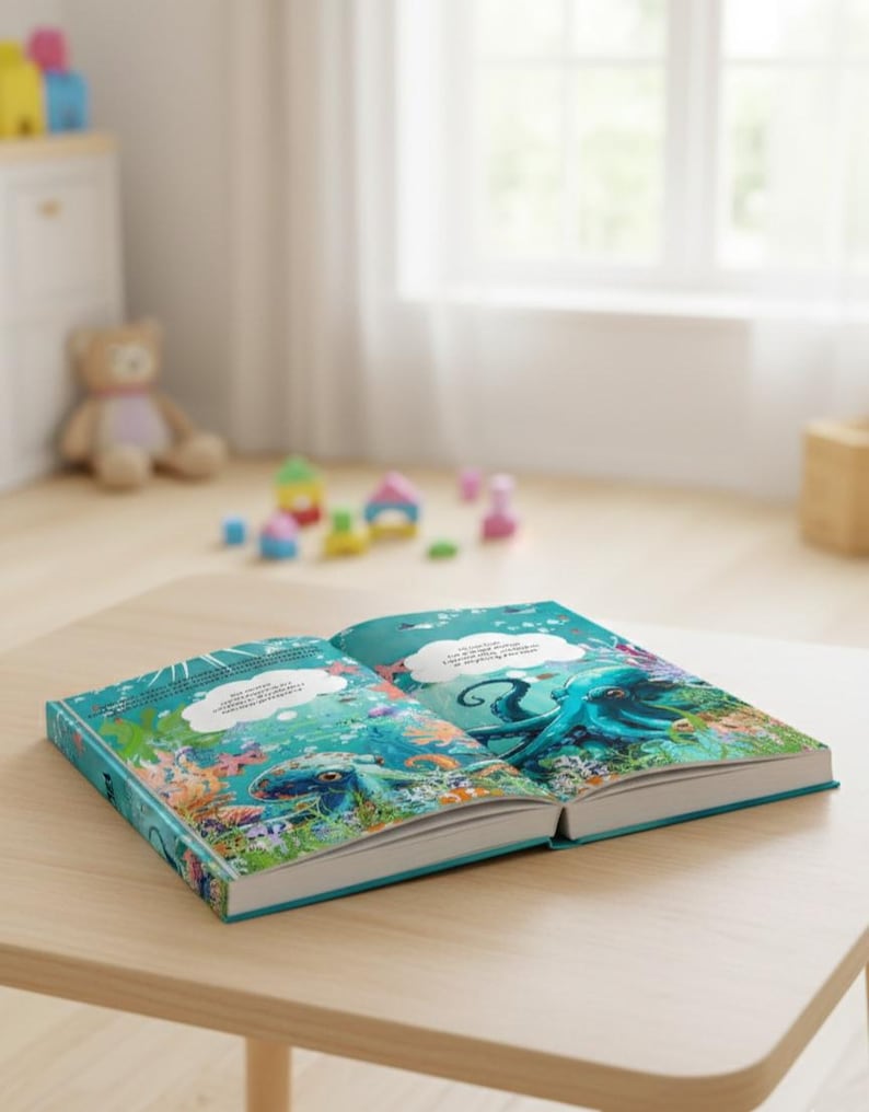 Personalized Kids Storybook: Ciel the Octopus Ocean Adventure (digital ...