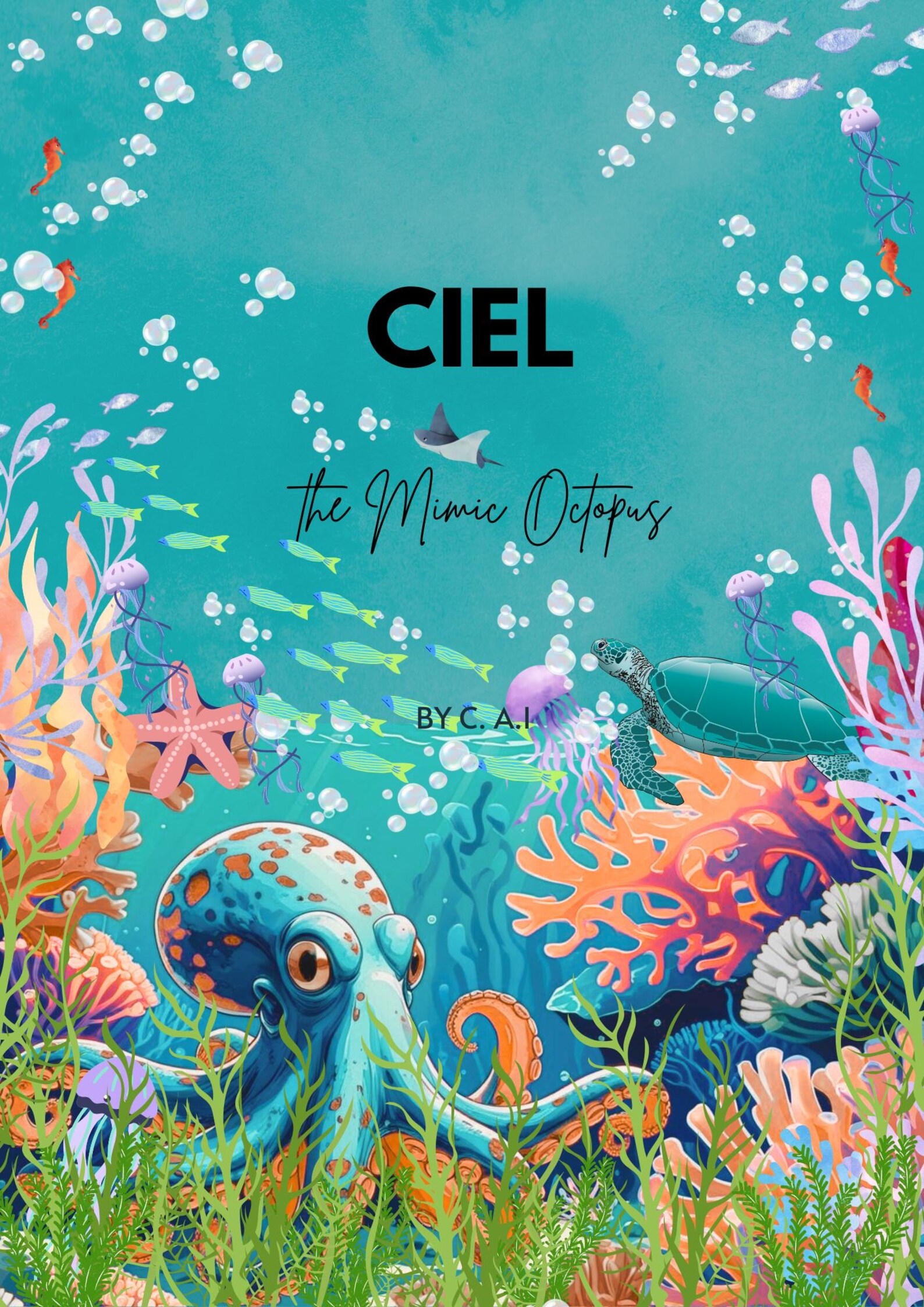 Personalized Kids Storybook: Ciel the Octopus Ocean Adventure (digital ...