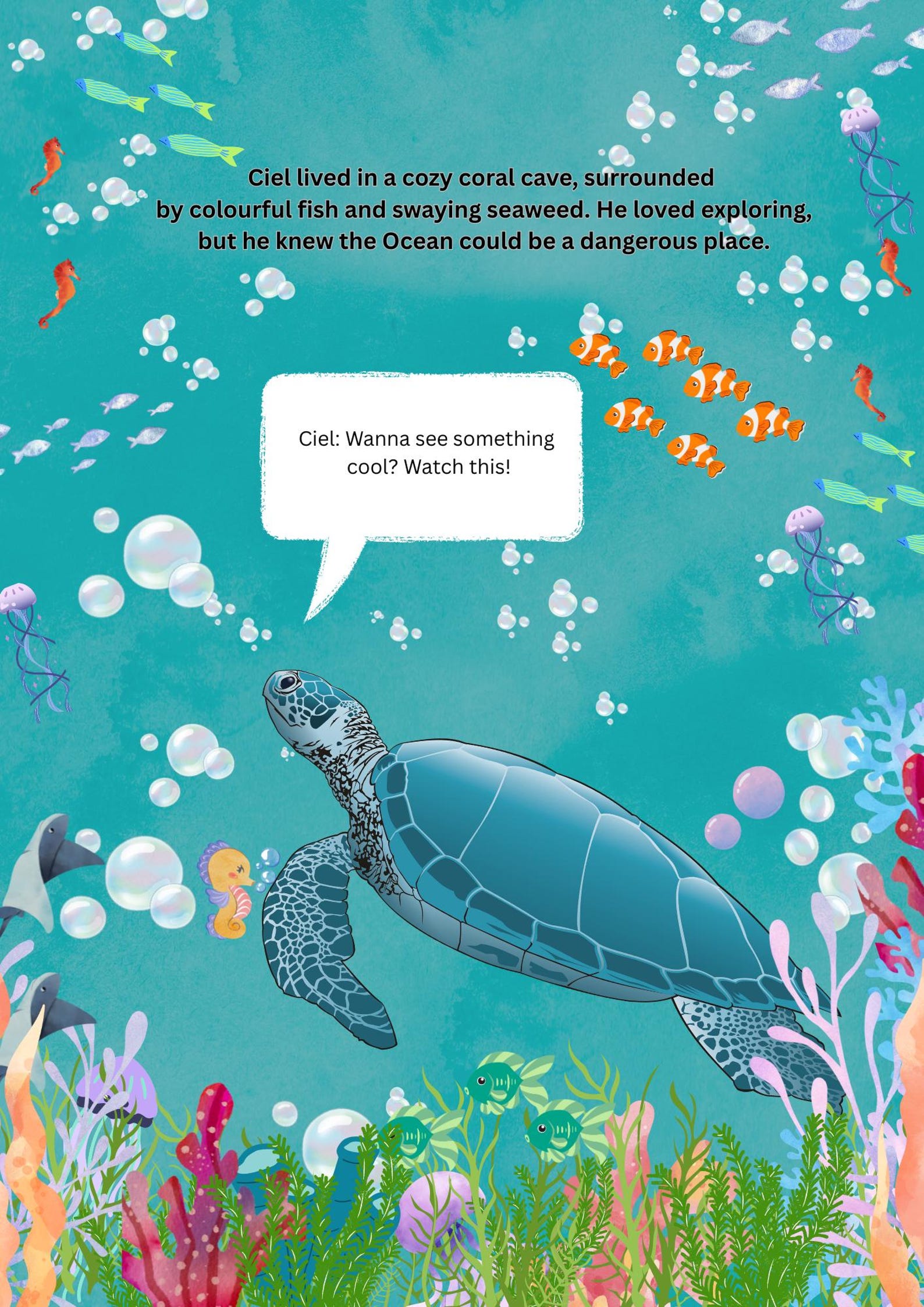 Personalized Kids Storybook: Ciel the Octopus Ocean Adventure (digital ...