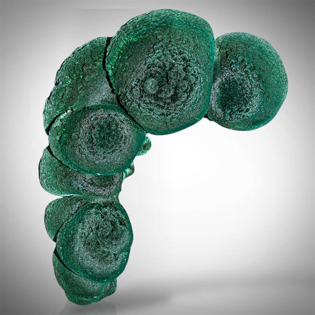 Exquisite Malachite Specimen | Vibrant Green Malachite With Eye ...