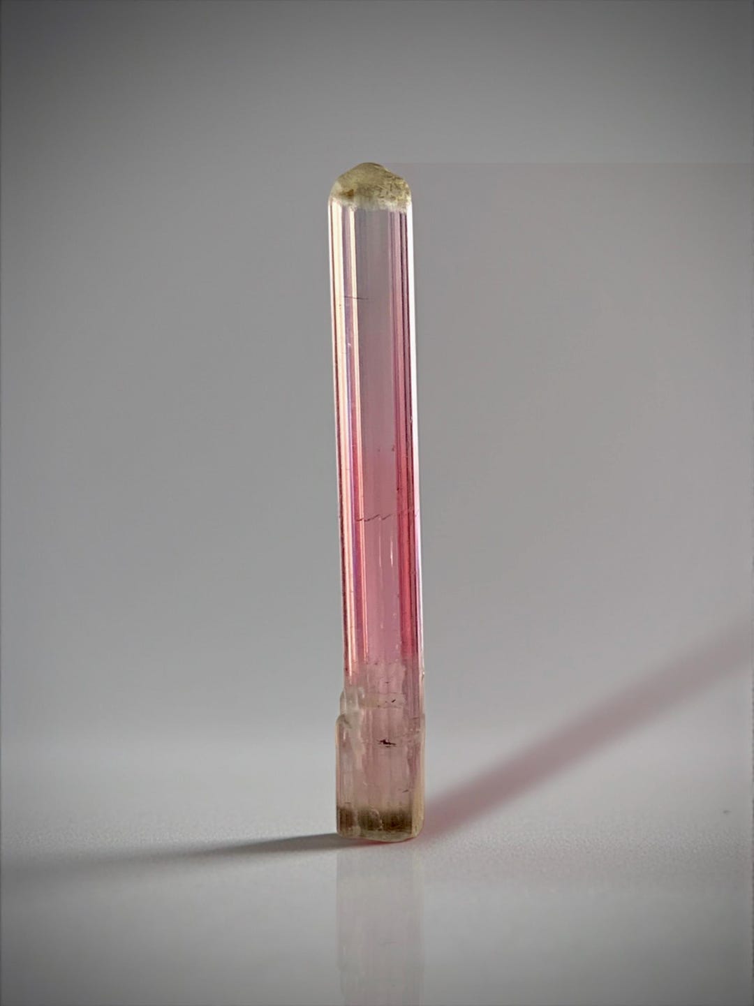 Pinkish Red Tourmaline Crystal - Terminated Gem Quality High Luster ...