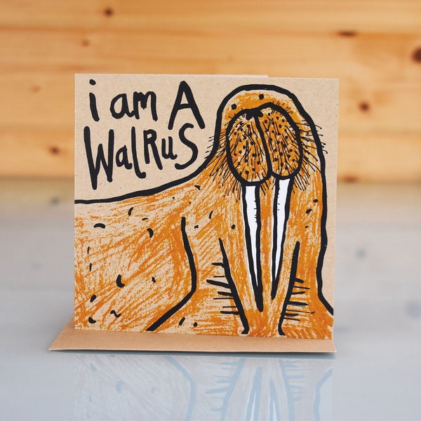 I Am the Walrus - Etsy
