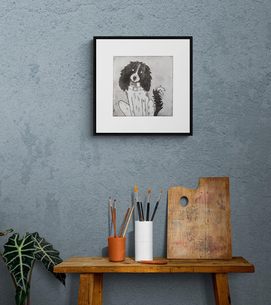 Jess, English Springer Art, English Springer Spaniel Art, Springer Art ...