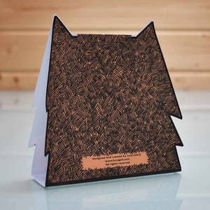 3D Cat Card - Folding Popup Blank Inside, Cat Greeting Card, Cat Card ...