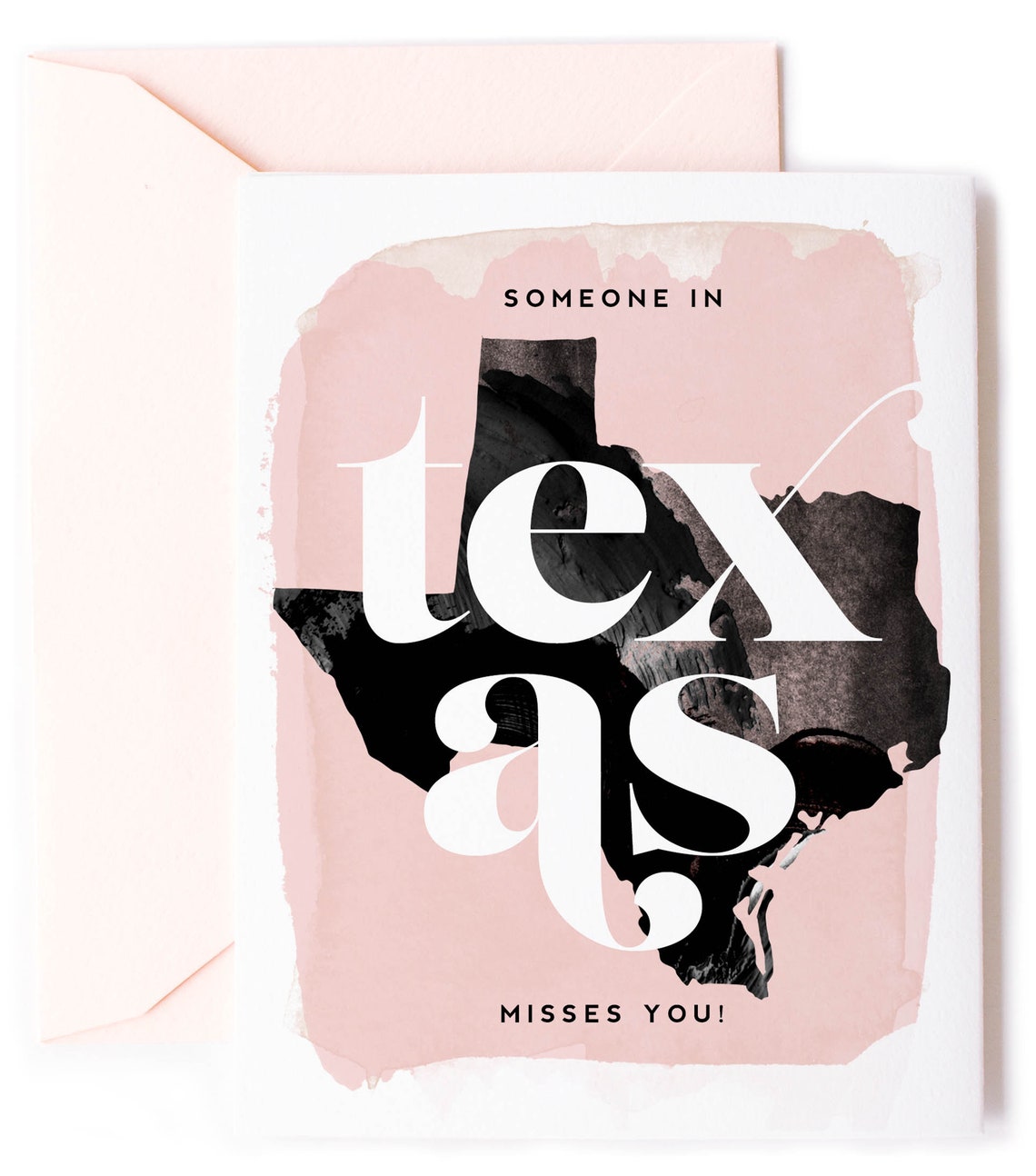 Texas Greeting Card Texas State Sweet Friendship Greeting | Etsy