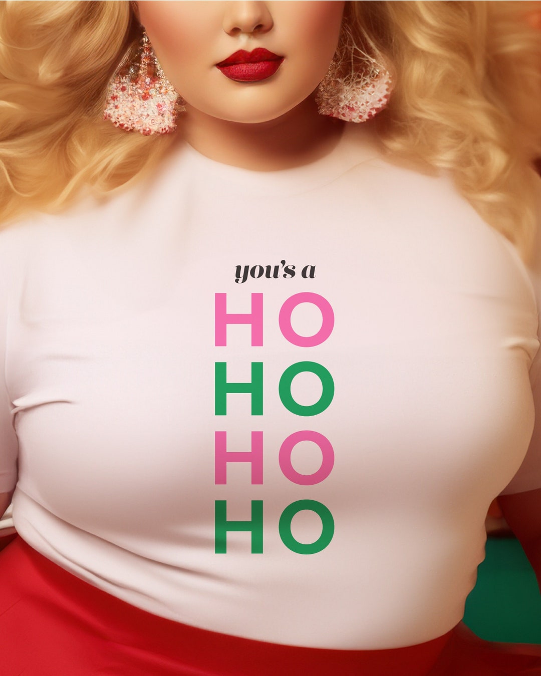You's A Ho Ho Ho Funny Women's Christmas T-shirt - Etsy