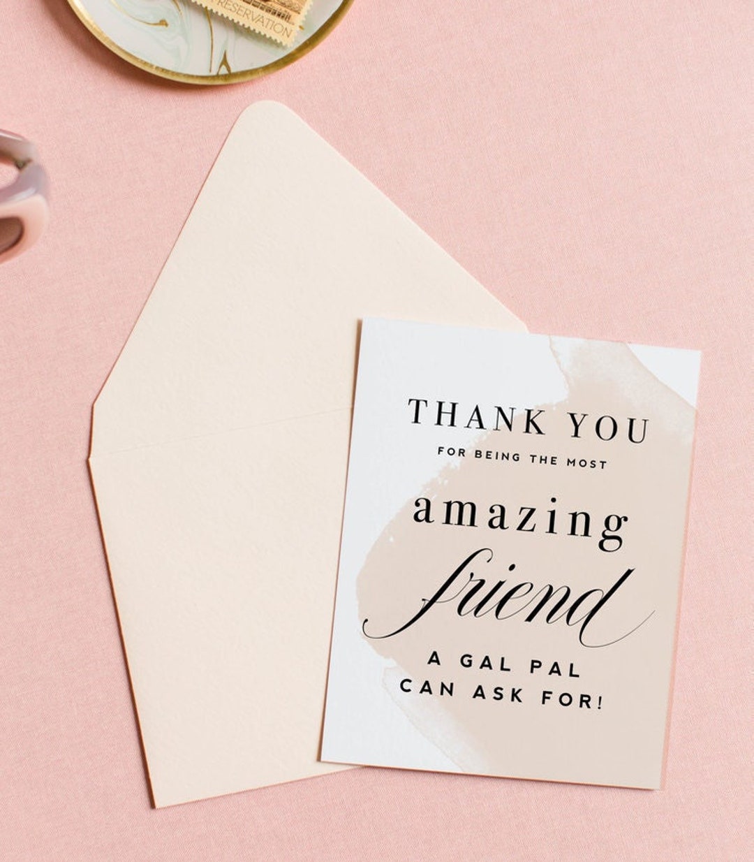 Thank You Amazing Friend Friendship Card Encouragement Card ...