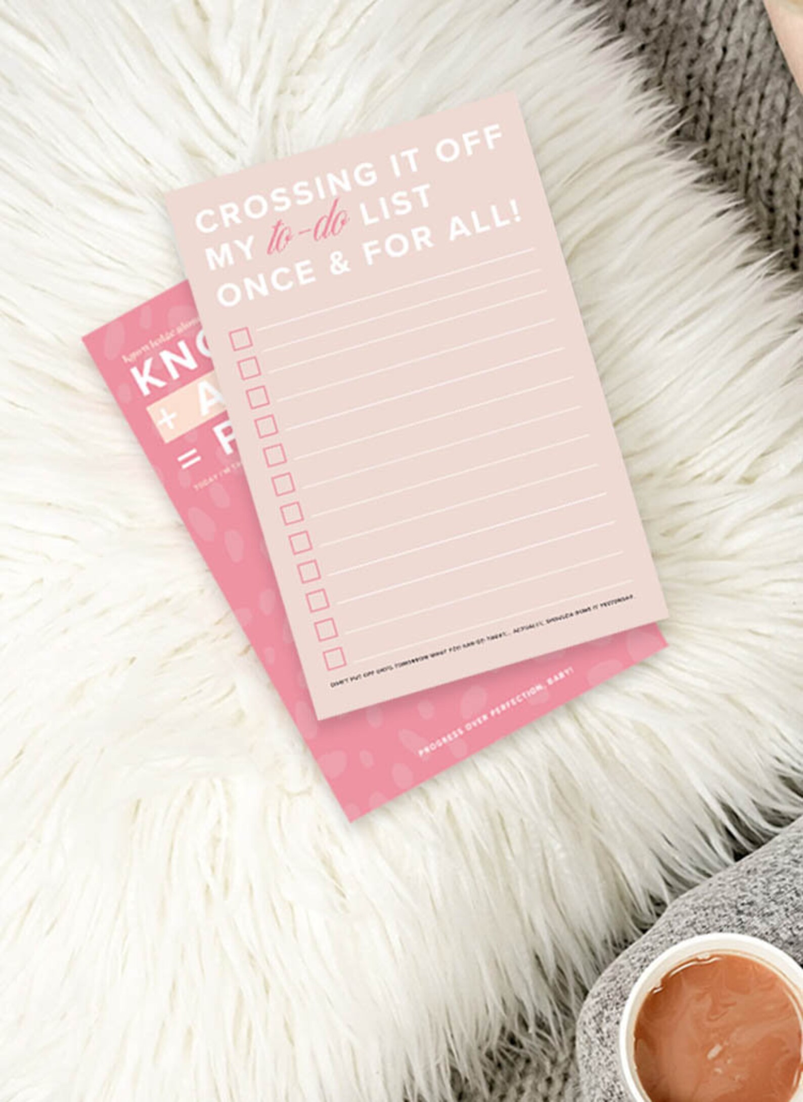 Crossing It off My To-do List Blush & Pink Productivity Not - Etsy