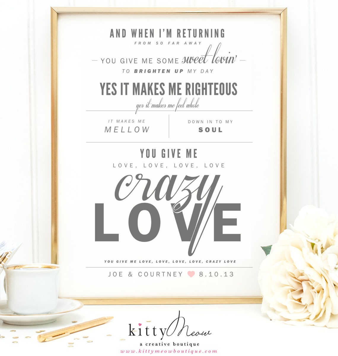 Van Morrison, Audra Mae "crazy Love" - Valentine's, Wedding Gift ...