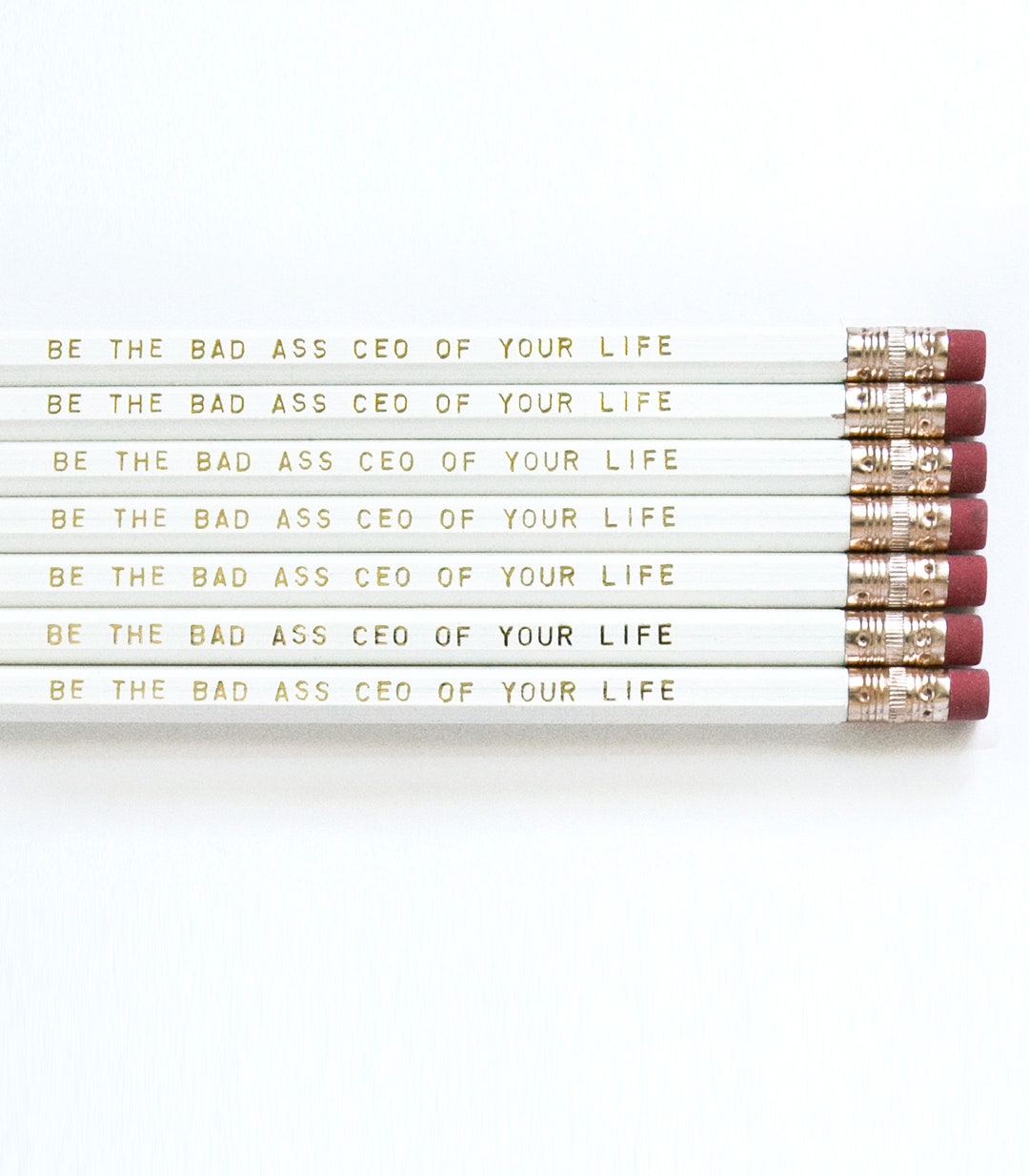 Bad Ass CEO Boss Lady Engraved Pencils Boss Lady Pencils Boss Lady Gift ...