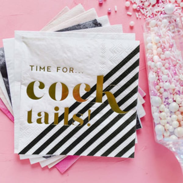 Funny Cocktail Napkins - Etsy