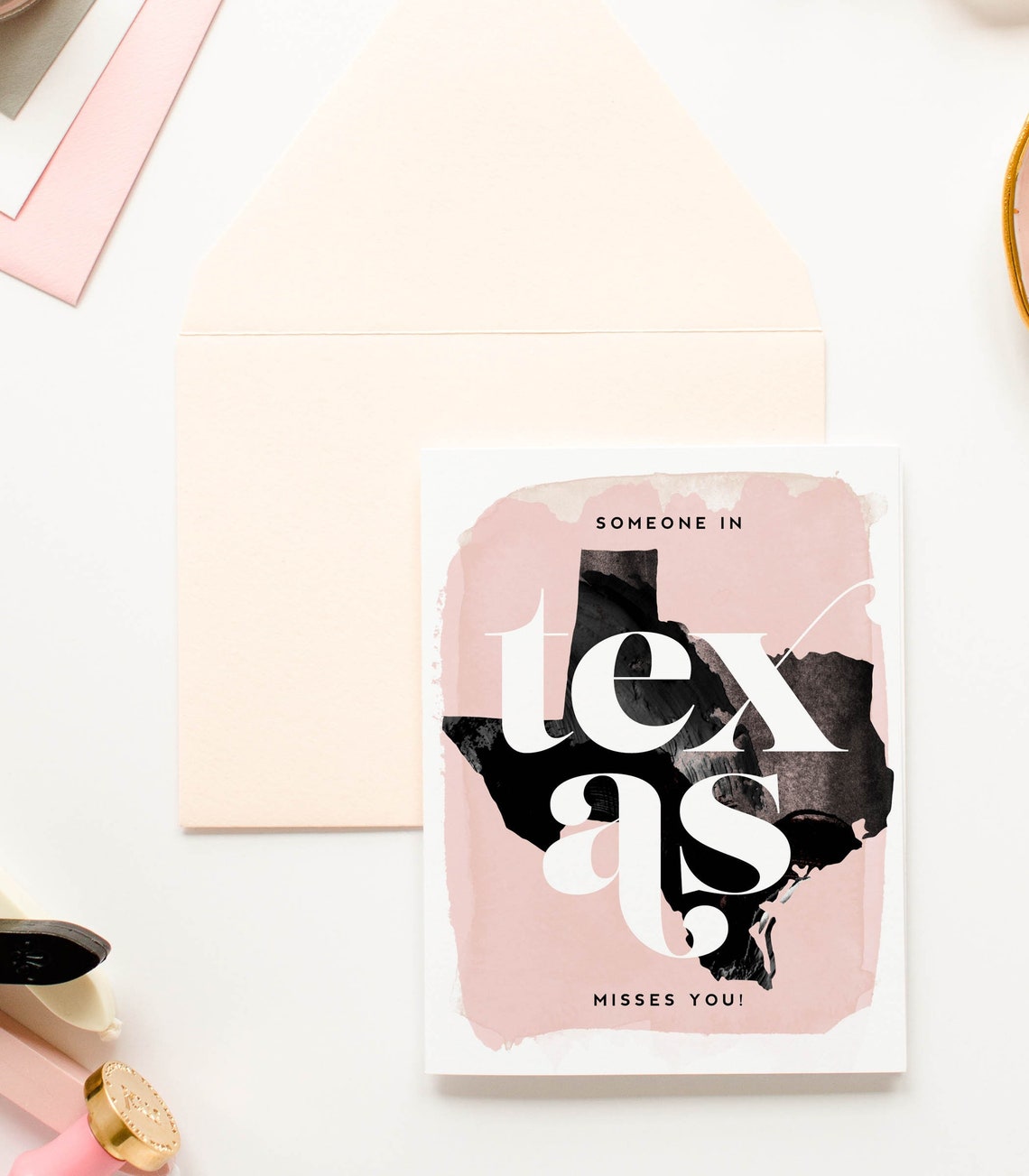 Texas Greeting Card Texas State Sweet Friendship Greeting - Etsy