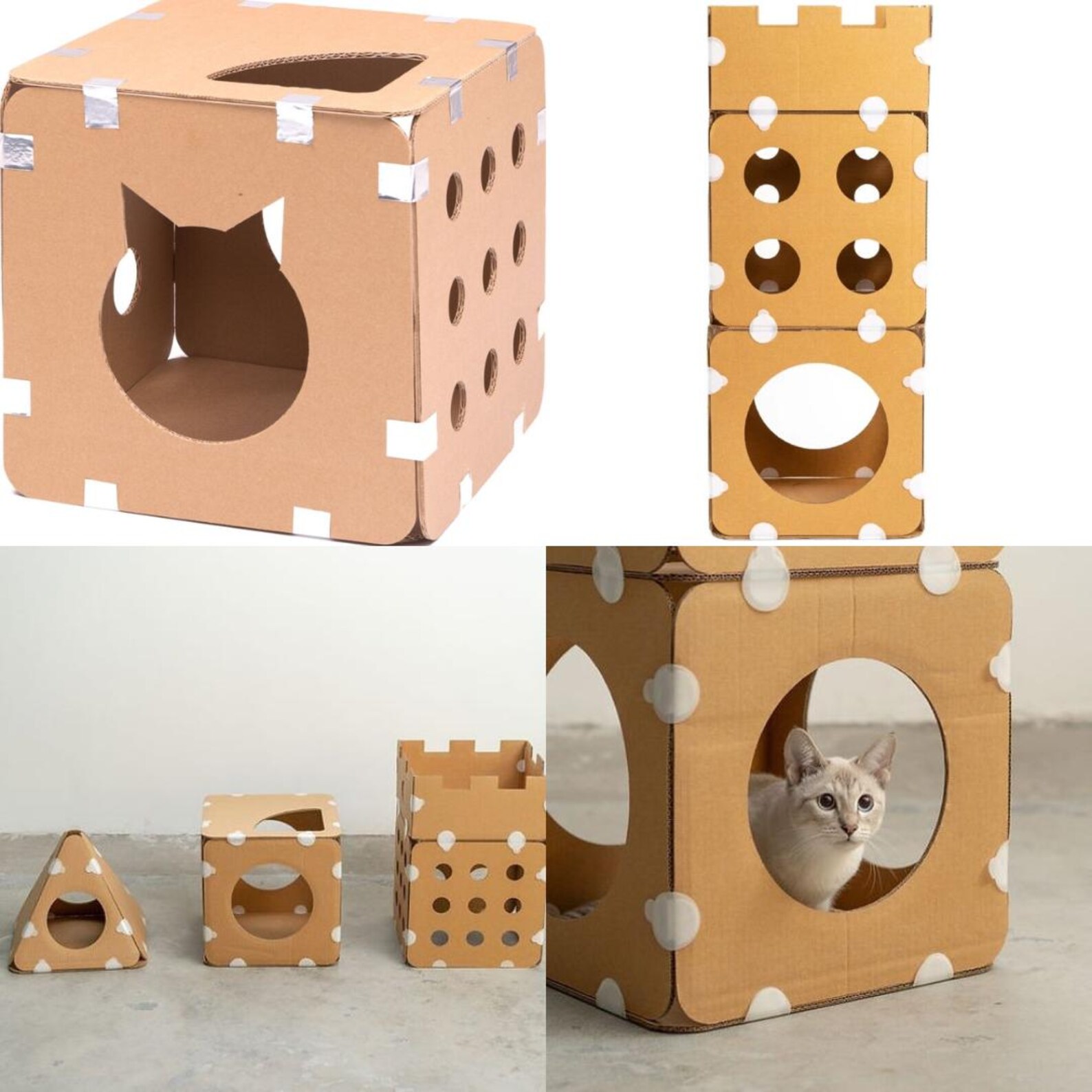 Modular Cat House DIY PDF File, Cat House Digital Download Files With ...