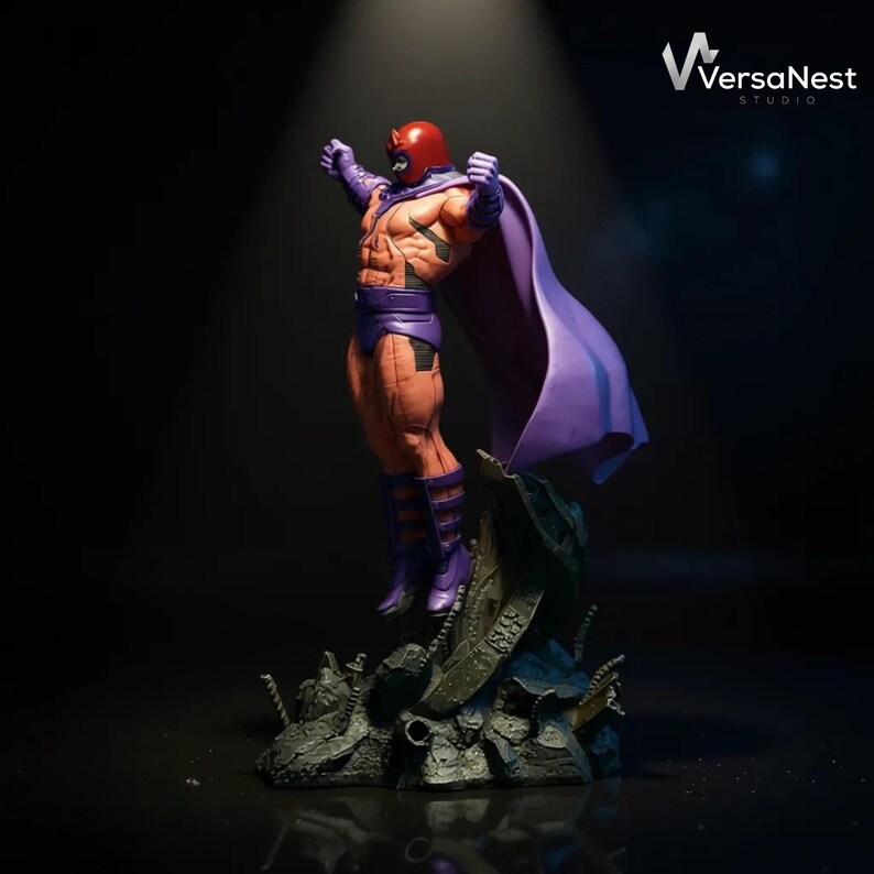 Magneto X-men 3D Print STL File | Pre-supported & Non-supported Statue ...
