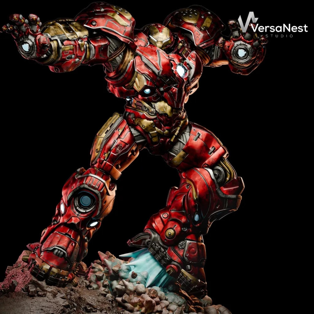 Heavy Mech Battle Armor Statue – 1:6 Scale Power Suit STL File | Non ...