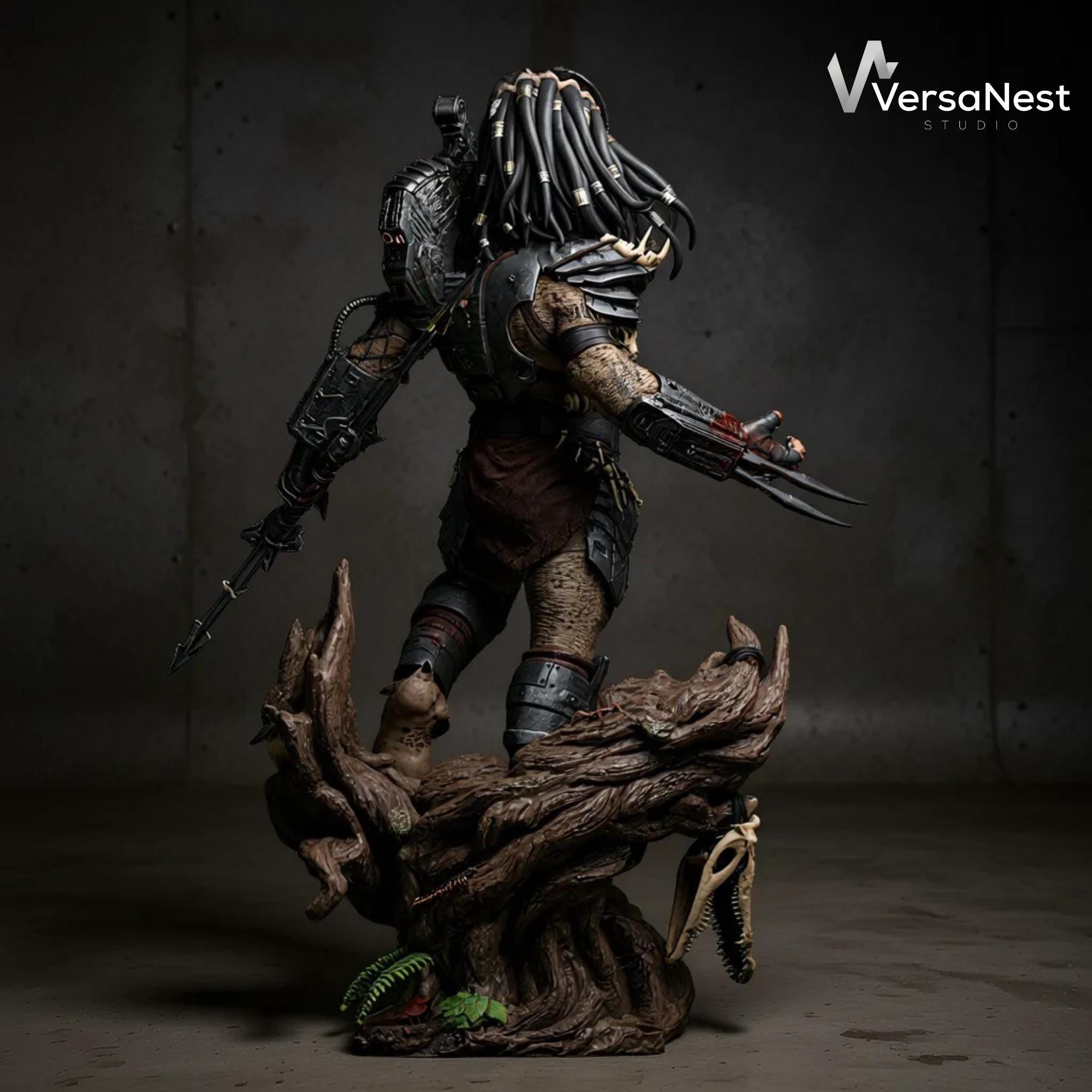 Predator 3D Printable Statue STL – Sci-fi Hunter Figure | 1:6 Scale ...