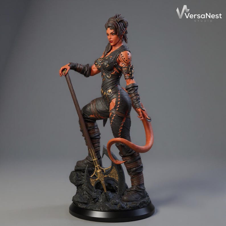 Modelo de impresión 3D STL de Karlach (1:6 sin soporte) - Etsy México