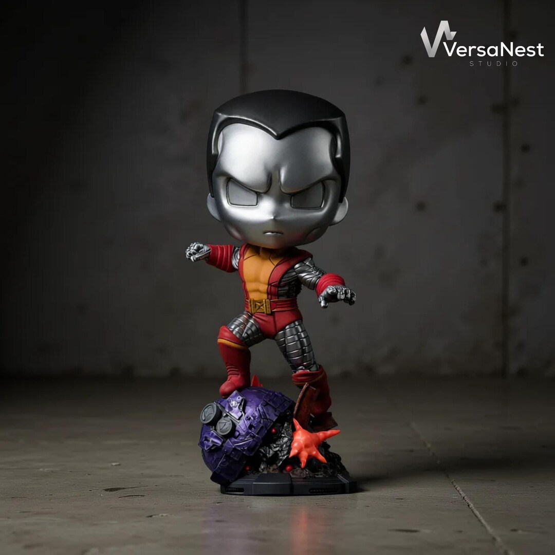 Colossus Chibi STL 3D Printable Statue – Cute Superhero Model | 1:6 ...