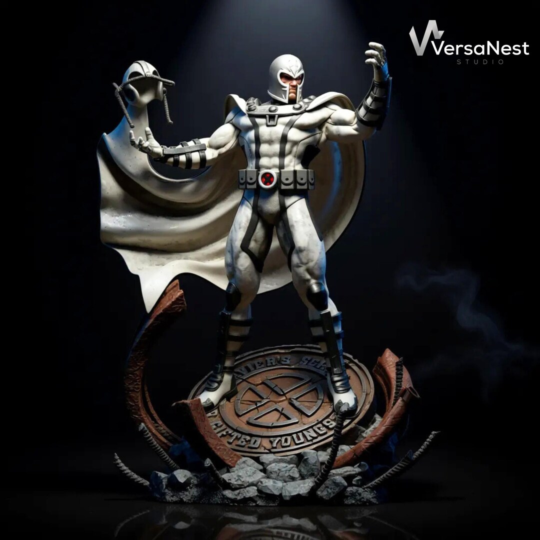 Magneto X-force STL Statue – Multiple Scale Unsupported | High Detail ...